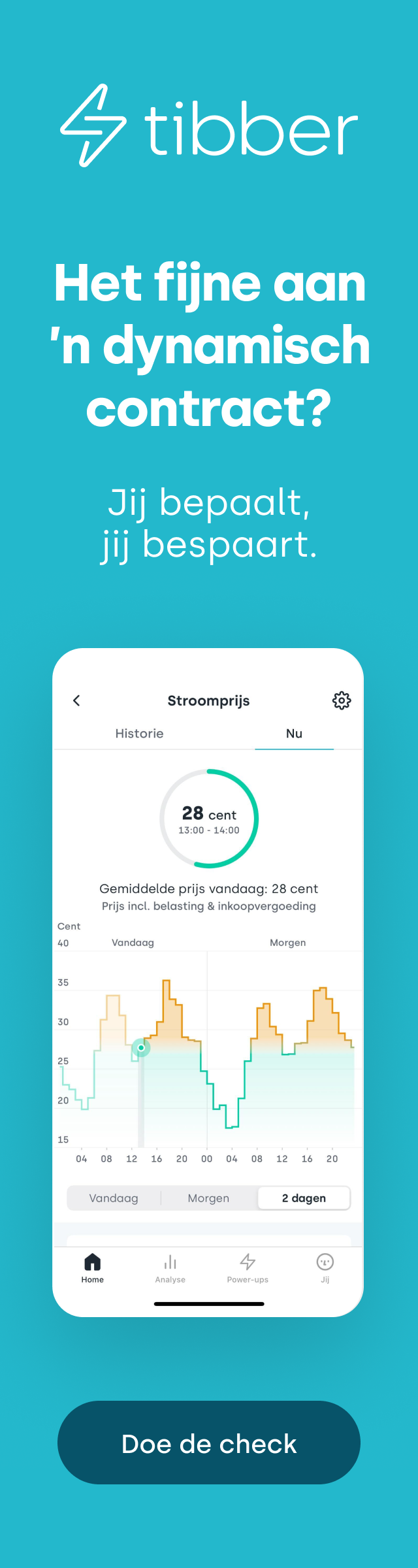 Tibber Energie tarieven - voorwaarden en prijzen per kWh